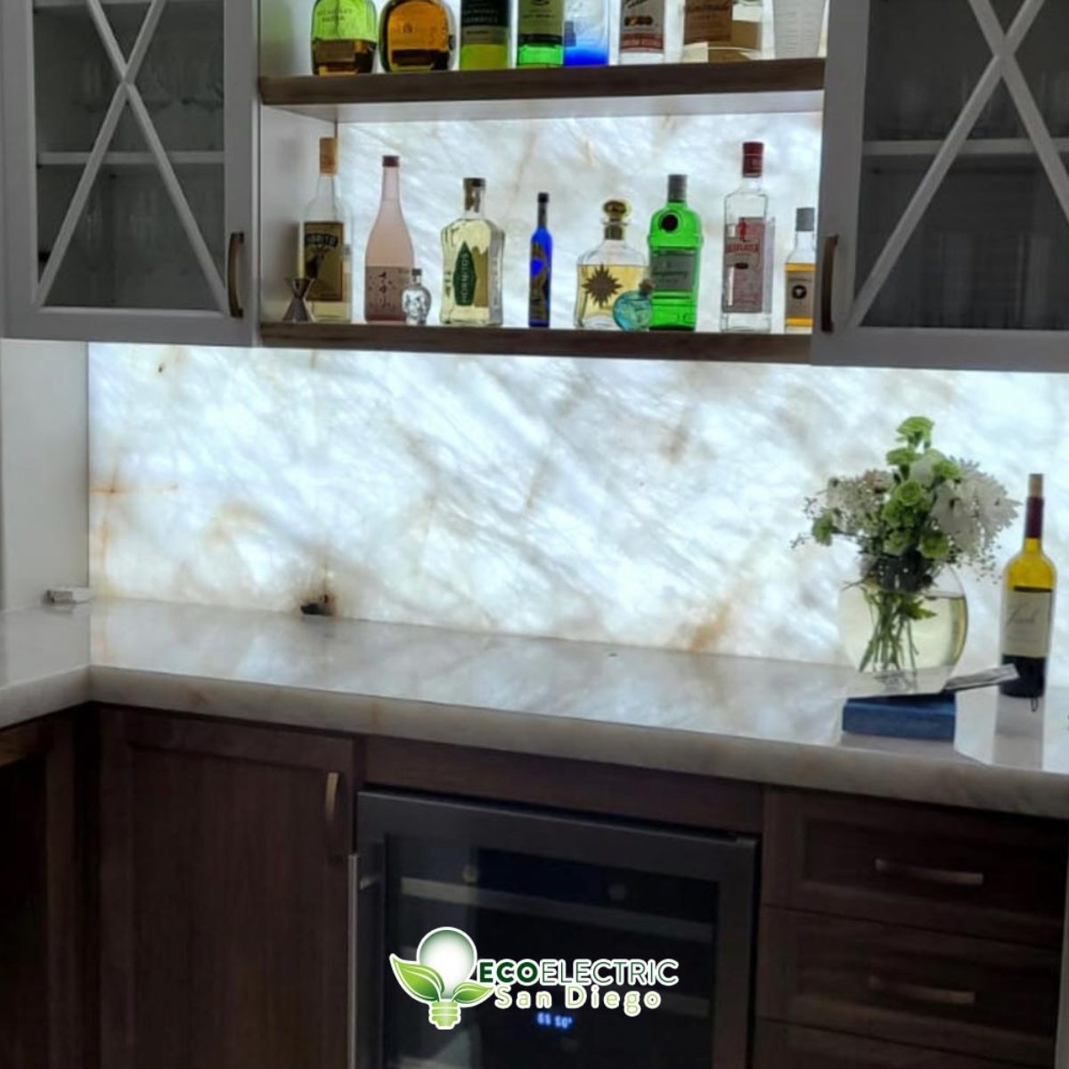 Backlit Backsplash Backlit Countertops For Your Home | Amberlite